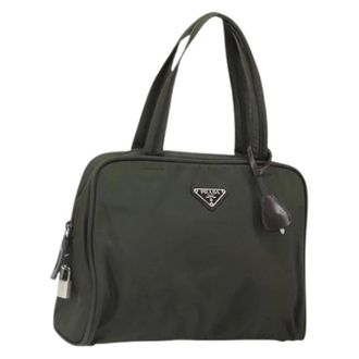 Prada Sac &agrave; main vintage Pre-owned - Femme - Pre-owned - Vert - Taille: ONE Size