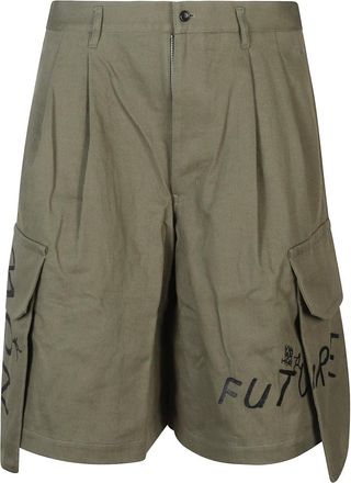 Comme Des Gar&ccedil;ons Homme, Shorts, Vert, Taille: M Bermuda Cargo