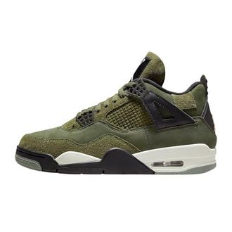 Air Jordan 4 Retro Se Craft Chaussures pour homme, Olive moyenne/vanille p&acirc;le, 39.5 EU