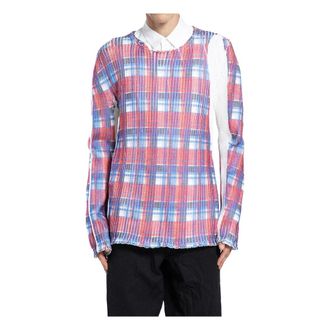 Comme Des Gar&ccedil;ons Homme, Pulls, Multicolore, Taille: L Pull en maille imprim&eacute;