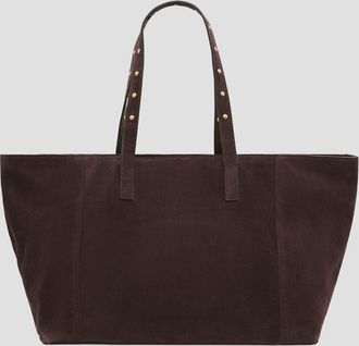 Gerard Darel Cabas en cuir velours - SIMPLE - Marron