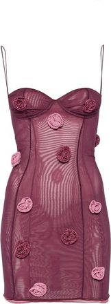 Os&eacute;ree Femme, Robes, Violet, Taille: 42 FR Fds261 Tulle Dress