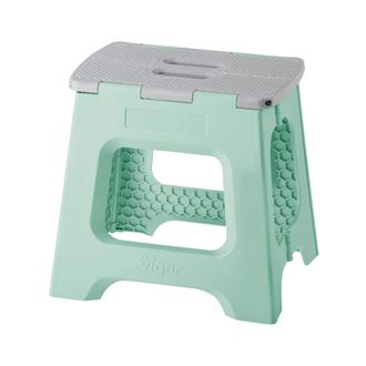 Vigar Vigar Kompakte Tritthocker Klappbar f&uuml;r Erwachsene, 32 cm, Klapphocker Faltbar 150 kg rutschfest, Leicht, Hocker Klappbar f&uuml;r Zuhause, Bad, Schlafzimm