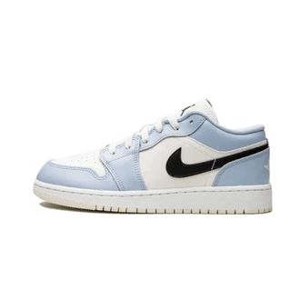 Nike Jordan Niedrige Eisblaue Schwarze Sneakers - - Sport - Herren - Mehrfarbig - 38 EU