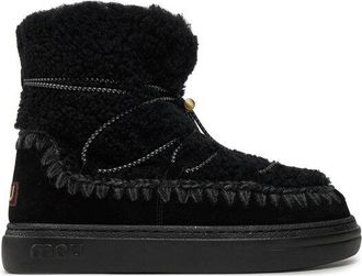 Mou Schneeschuhe Eskimo Sneaker Bold Scoub Lace FW411012A Schwarz