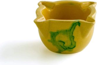 Quid 7575000 Mörser Nº0 16 x 10 cm vorbereitet, gelb, 16 x 10 x 12 cm