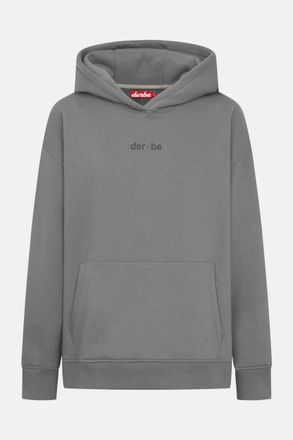 Derbe Derbe Hoodie Derbe Bedeutung Damen Grau Kapuzenpullover