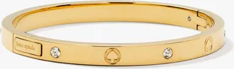 Kate Spade New York Kate Spade Infinite Spade Armreif Mit Pik-Motiv, Graviert f&uuml;r Frauen in Gold | Kubikzirkonie