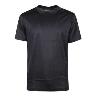 Emporio Armani Homme, Tops, Bleu, Taille: S T-shirt &agrave; col rond