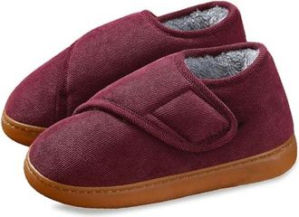 Generic Chaussure Hiver Antid&eacute;rapantes for Femmes Hommes, Bottes de Neige Chaudes et &eacute;paisses Doubl&eacute;es de Fourrure, Chaussons &agrave; Enfiler for Personnes &acirc;g&eacute;es Wo