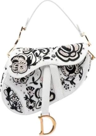 Dior Pre-owned Sac Bandouli&egrave;re - Femme - Pre-owned - Blanc - Taille: ONE Size