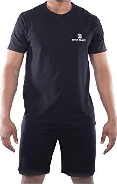 Serge Blanco Homme Serge Blanco Pyjama Ser/1/Enc Ensemble de pijama, Wes/Bk, 3XL