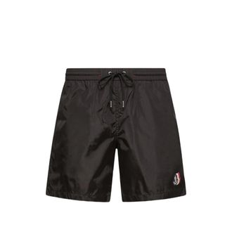 Moncler Drawstring Logo Patch Shorts
