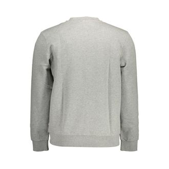 Napapijri Logo-Print Cotton Sweatshirt - Grey