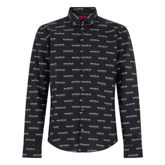 HUGO BOSS Chemise Ermo - Homme - Chemises - Noir - Taille: M