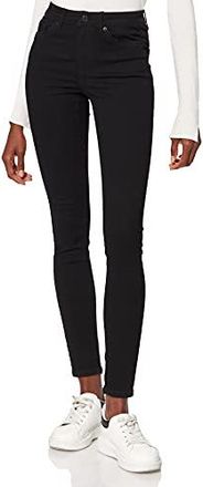 Vero Moda Vero Moda NOS Femme Vmtanya Mr S Piping Jeans Vi120 Noos Jean Skinny Not Applicable, Noir (Black Black), 34/ L30 (Taille Fabricant: X-Small)