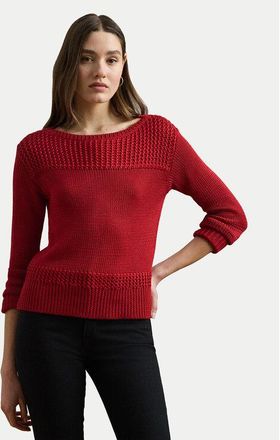 Lauren Ralph Lauren Pullover 200909317006 Rot Relaxed Fit
