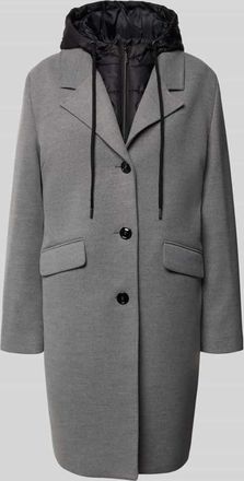 More & More Regular Fit Mantel mit Viskose-Anteil