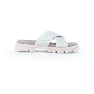 Gabor Femme, Chaussures, Bleu, Taille: 40 1/2 EU Sandales Confort