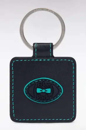 Eden Park Porte-clefs En Cuir Vert