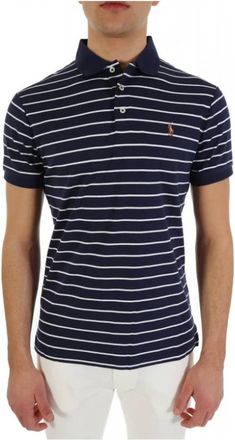 Ralph Lauren Homme, Tops, Bleu, Taille: XL Polo Chemises