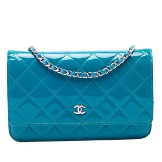 Chanel Pre-owned Wallet on Chain - - Pre-owned - Damen - Blau - ONE SIZE