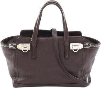 Ferragamo Sac &agrave; main Pre-owned - Femme - Pre-owned - Brun - Taille: ONE Size