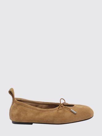 Alohas Rosalind Ballerinas aus Veloursleder mit Schleife und runder Spitze