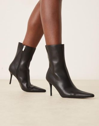 Raid Bronco - Bottines &agrave; talon aiguille - Noir