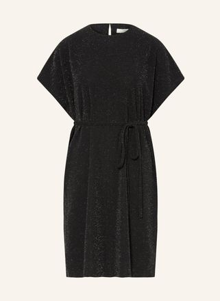 Selected Cocktailkleid Mit Glitzergarn schwarz