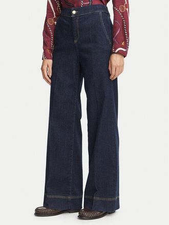 Marella Jeans Struzzo 2625186101 Dunkelblau Wide Leg