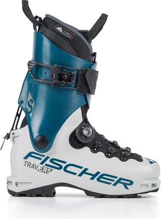 Fischer Damen Travers TS Tourenskischuhe, White-Blue, 25,5