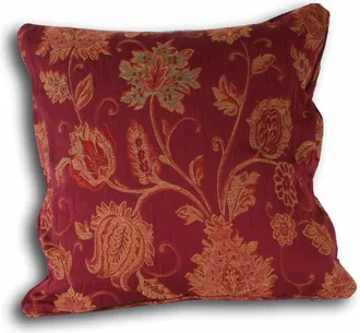 Riva Paoletti Riva Home Zürich Zierkissenbezug (55x55cm) (Burgunder)