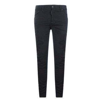 Dsquared2 Cool Guy Jean - Schwarze, Verst&auml;rkte, Zerrissene Jeans