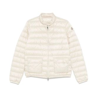 Moncler Femme, Vestes, Beige, Taille: 40 FR Lans Short Down Jacket