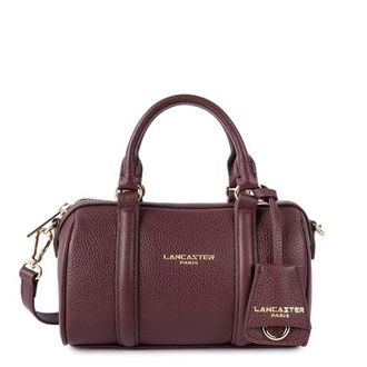 Lancaster | Milano Ana - Petit Sac polochon Cuir de Vachette Grain&eacute; Bordeaux