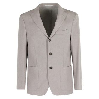 Eleventy Sand Wollkaschmir-Blazer - - Jackets - Herren - Grau - M