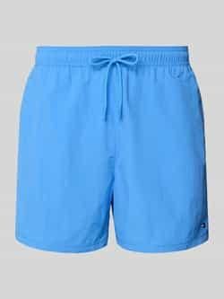 Tommy Hilfiger Regular Fit Badehose mit Logo Stitching