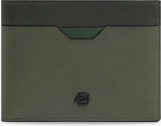 Piquadro Homme, Accessoires, Vert, Taille: ONE Size Portefeuille avec poche &agrave; monnaie