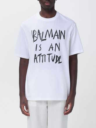 Balmain T-Shirt Herren Farbe Wei&szlig;
