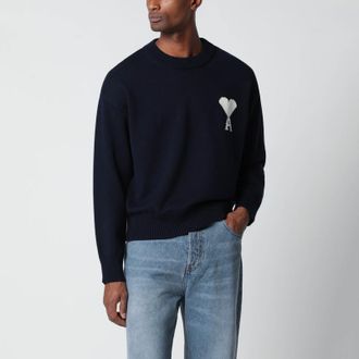 Ami Ami De Coeur ink-colour sweater