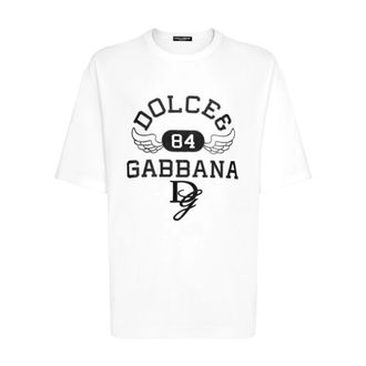 Dolce & Gabbana Wei&szlig;e T-Shirts und Polos - - Tops - Herren - Wei&szlig; - L