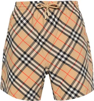Burberry Check-pattern Swim Shorts