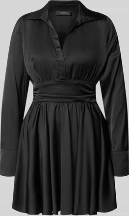 Guess Minikleid mit V-Ausschnitt Modell CONCETTA FLARE DRESS