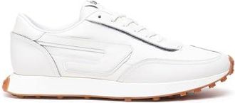 Diesel Chaussures de sport basses pour homme en maille/cuir - S-Racer LC, Blanc., 44 EU