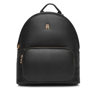 Tommy Hilfiger Rucksack Tommy Hilfiger Popette Soft Dome AW0AW17652 Schwarz