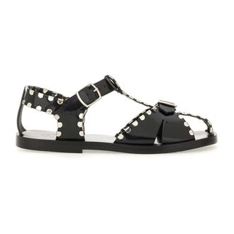 Bally Femme, Chaussures, Noir, Taille: 38 EU Pasely Studs Flat Sandal
