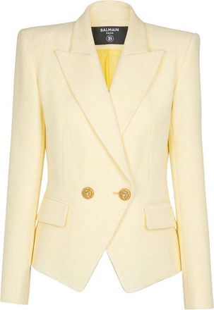 Balmain Blazer - Jaune Clair