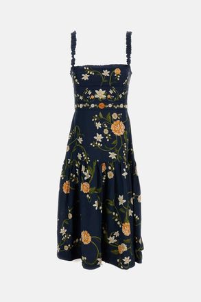 Agua Bendita Midi-kleid Nispero Valle