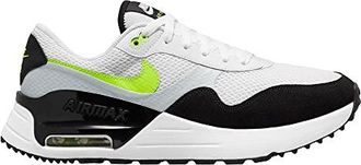 Nike Nike DM9537-100 Nike AIR Max SYSTM Sneaker Adult White/Black-Volt-Pure Platinum 39
